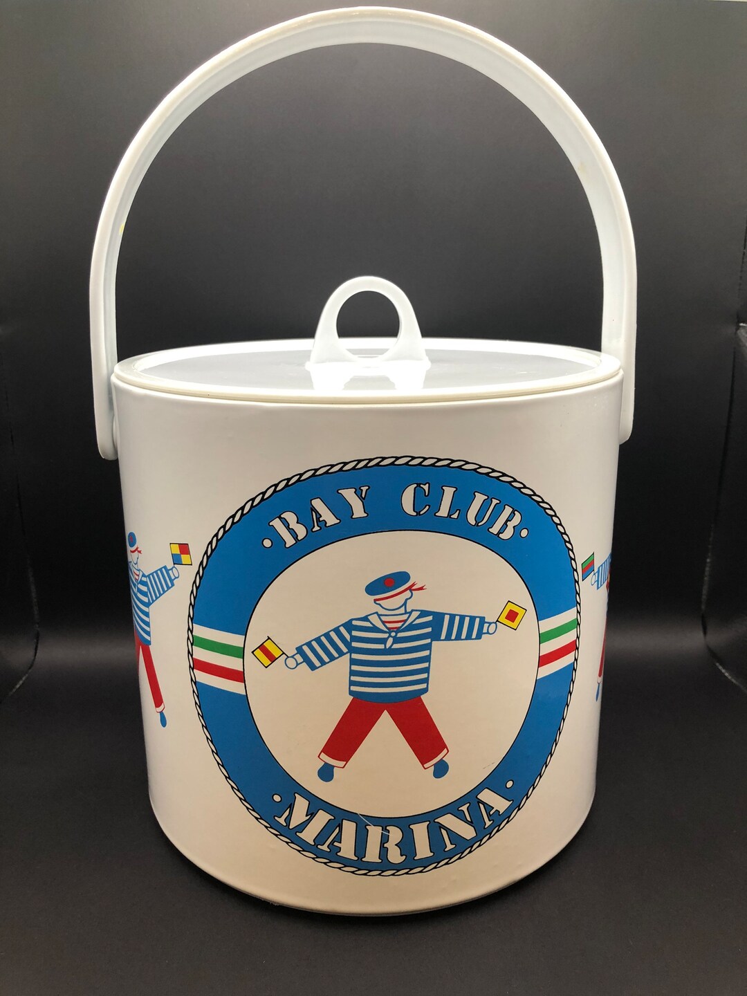 Vintage Bay Club Marina Ice Bucket - Etsy