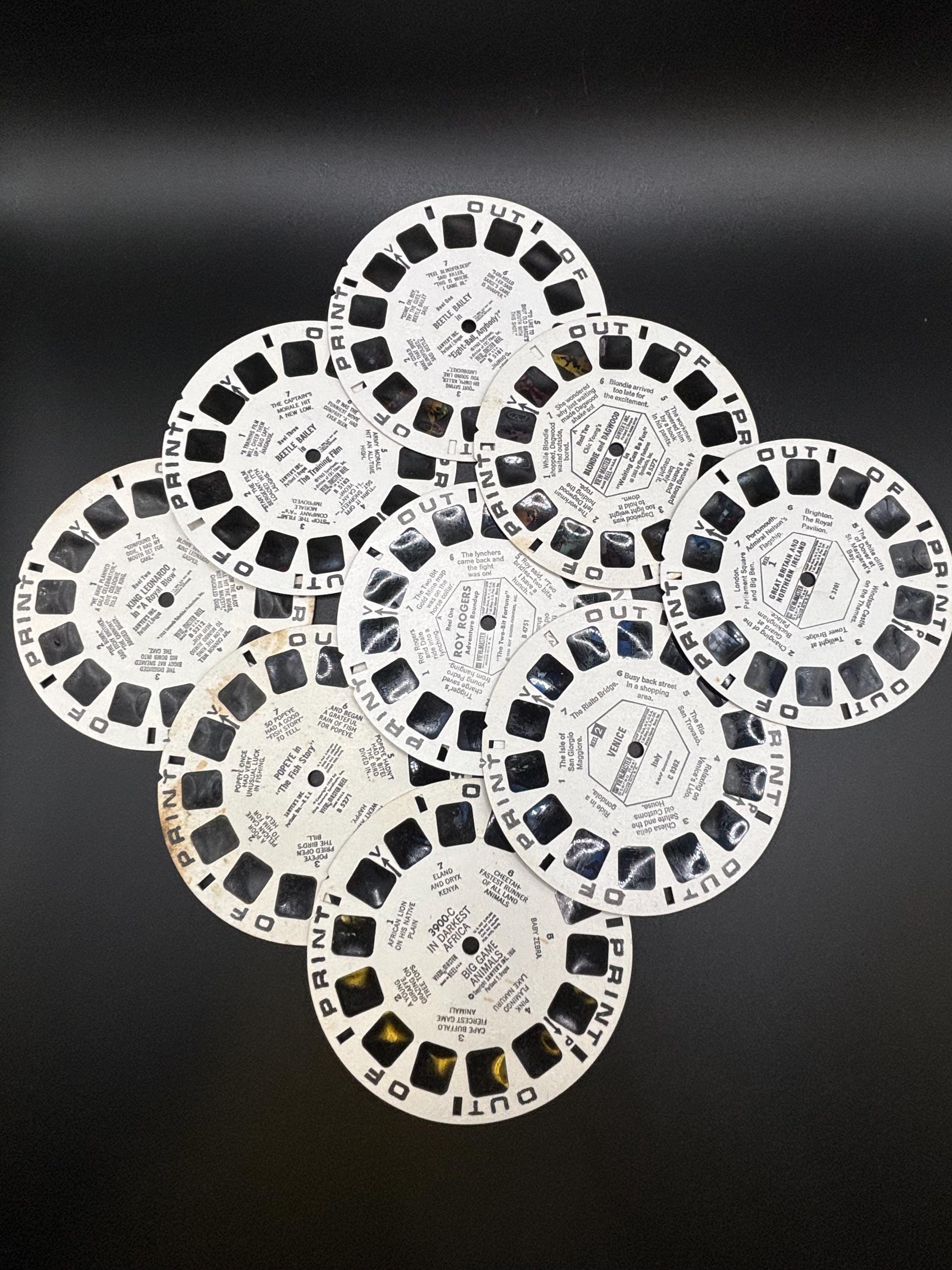 1950s and 1960s Viewmaster Reels - Etsy