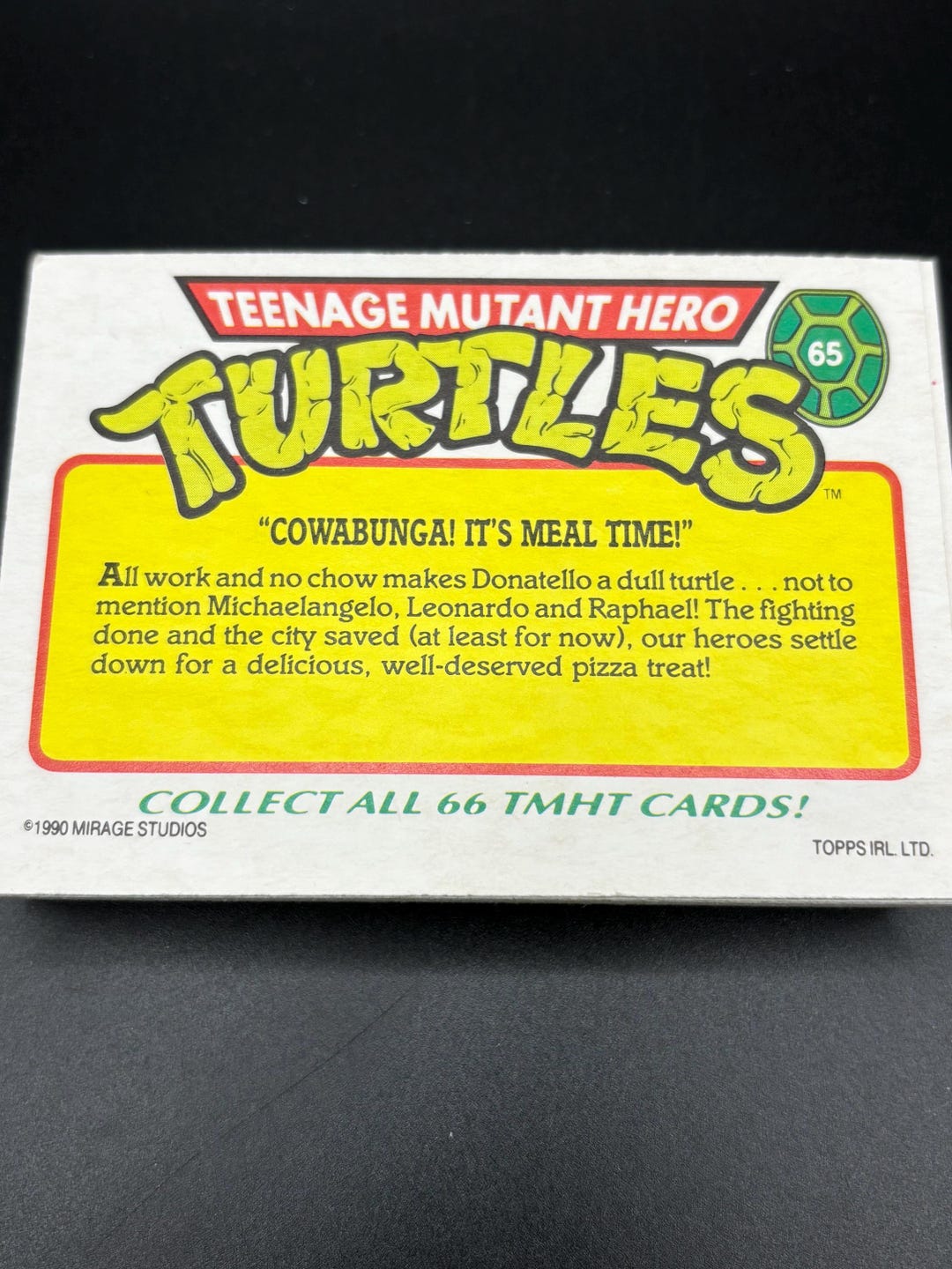 1990 Teenage Mutant Ninja Turtle Trading Cards - Etsy
