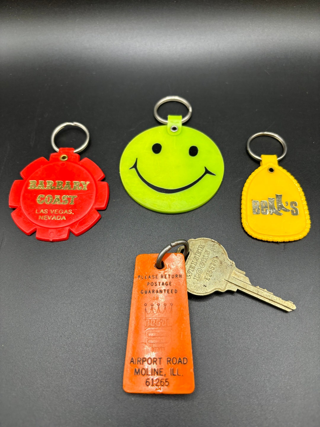 Vintage Key Rings - Etsy