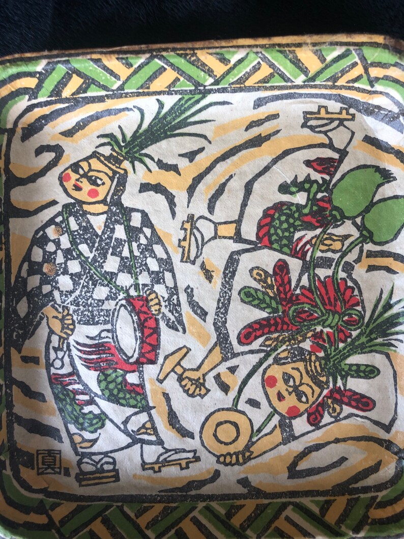 Japanese Paper Mache Tray - Etsy