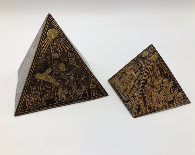 Pyramid Paperweights - Etsy