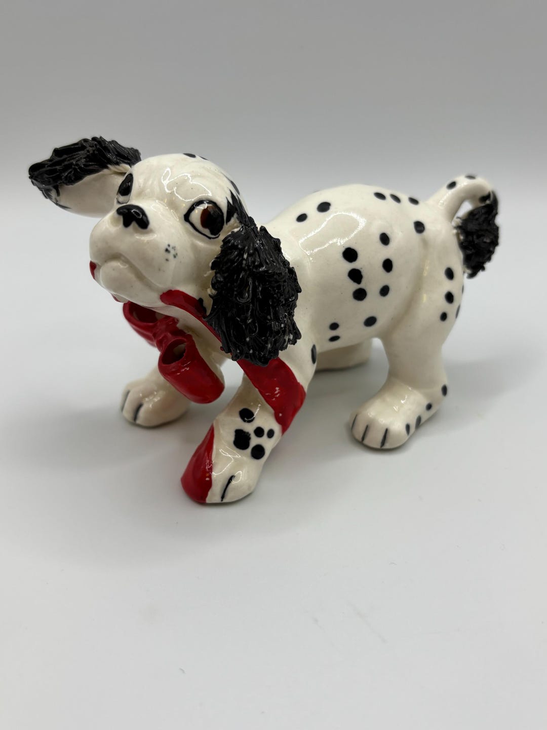 Ceramic Dalmatian Puppy - Etsy
