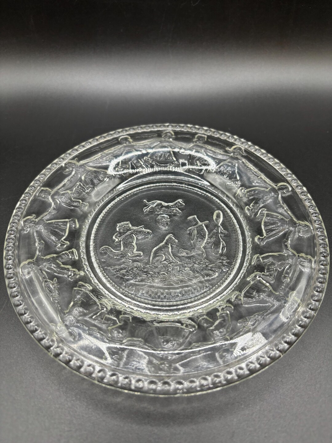 Hey Diddle Diddle Glass Plate - Etsy