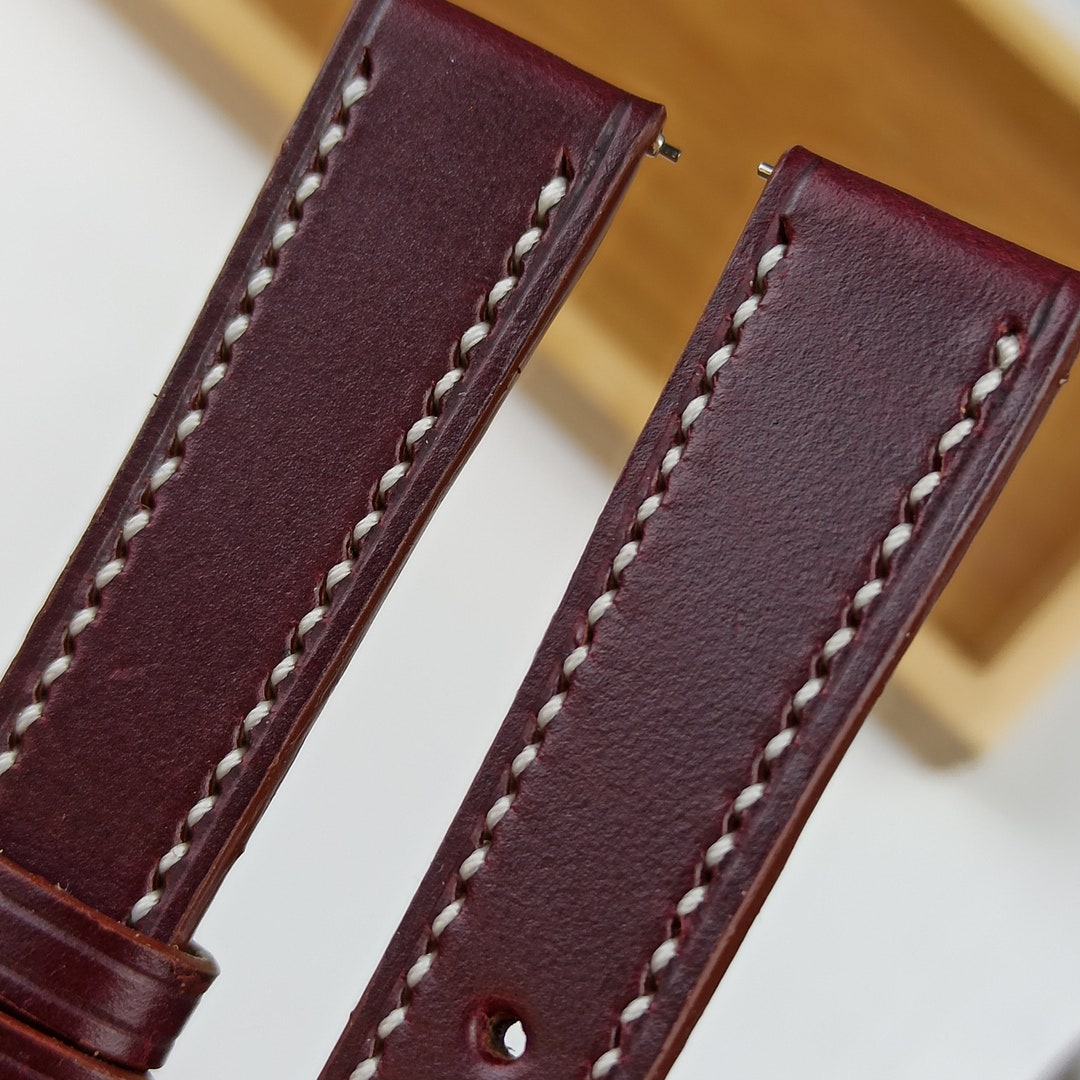 Handmade Premium Horween Leather Watch Strap Made in the Netherlands ...