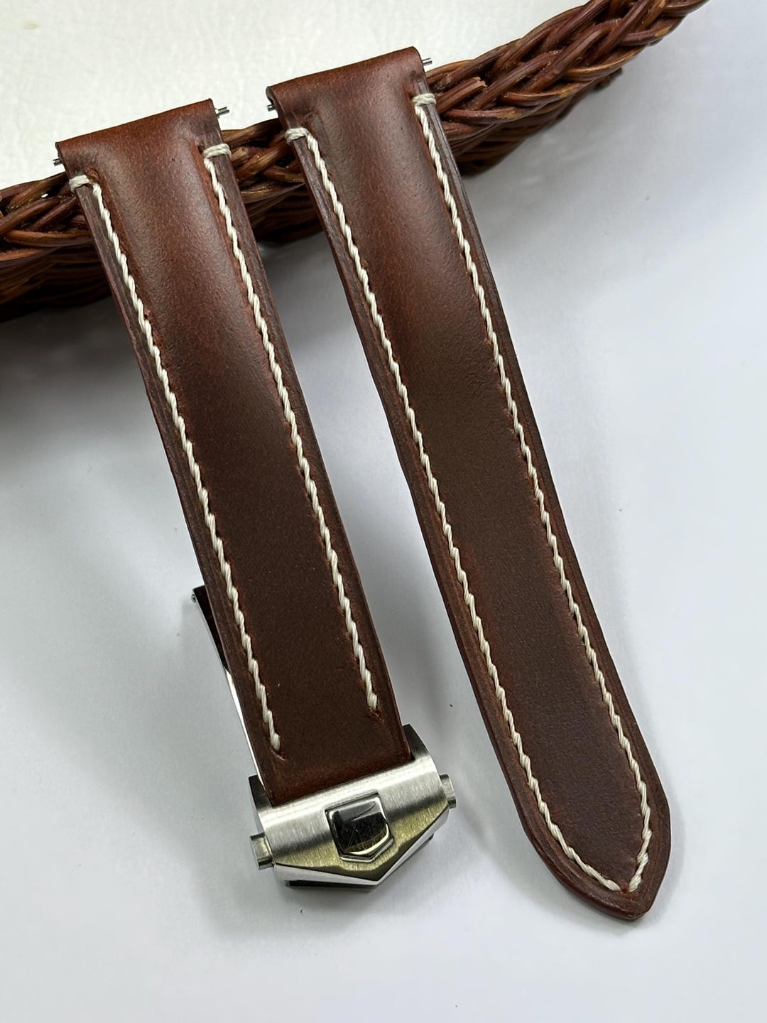 Handmade Watch Strap Horween Chromexcel Handmade in Holland All Sizes ...