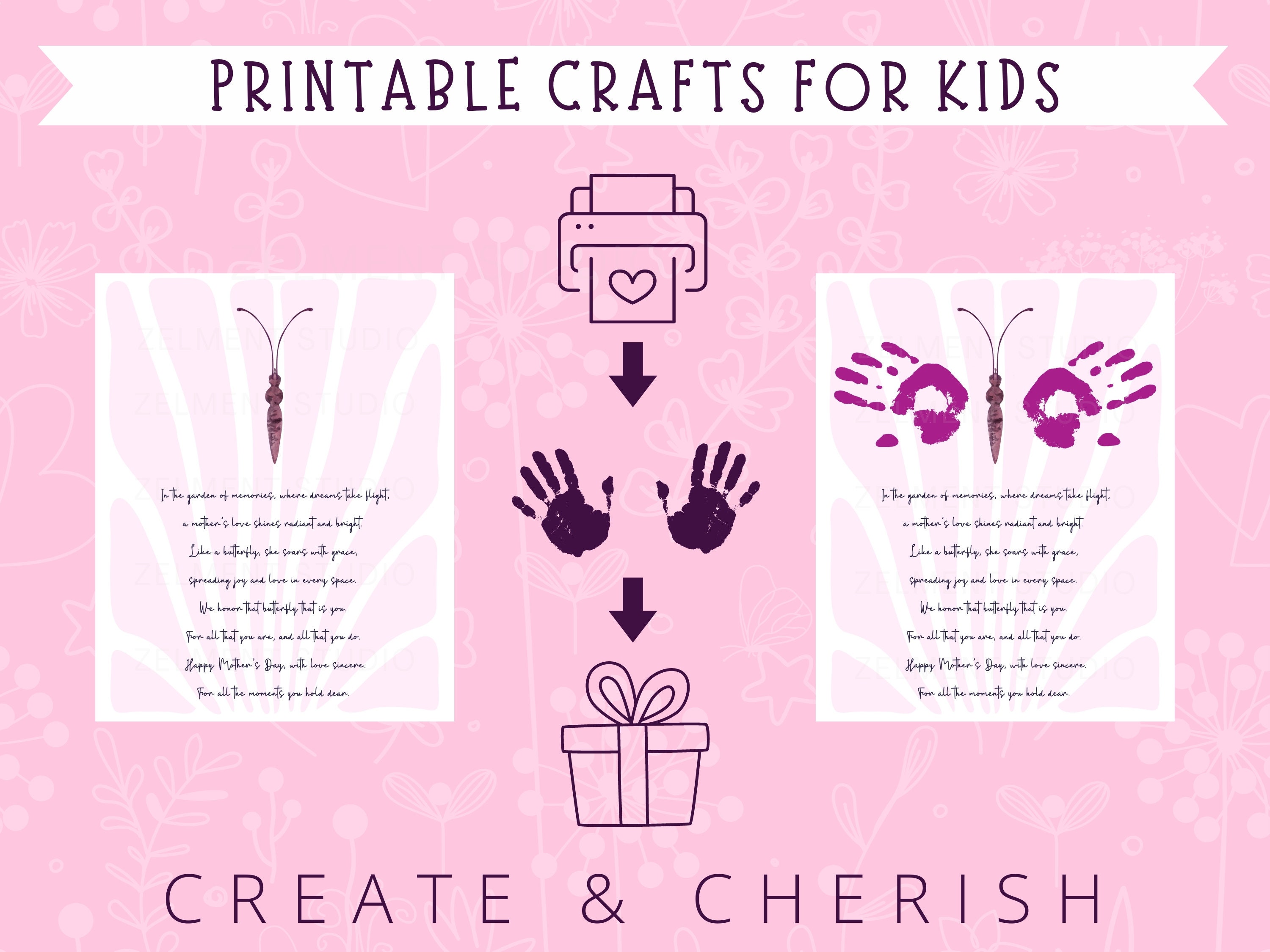 Mother's Day Poem Mother's Day Poem Printable Crafts for Kids Memorable ...