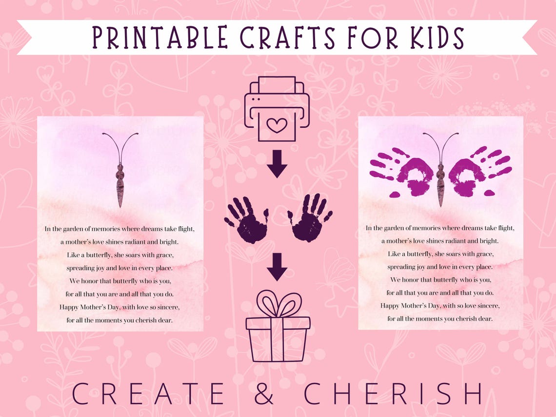 Mother's Day Poem | Card for Mom | Printable Crafts for Kids | Prek ...