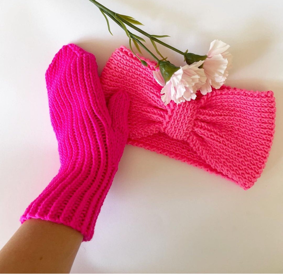 Piece of Cake Headband Knitting Pattern, Piece of Cake Mittens Knitting ...