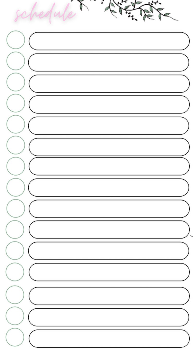 Printable Daily Planner rose Wake Up. Be Brave. - Etsy