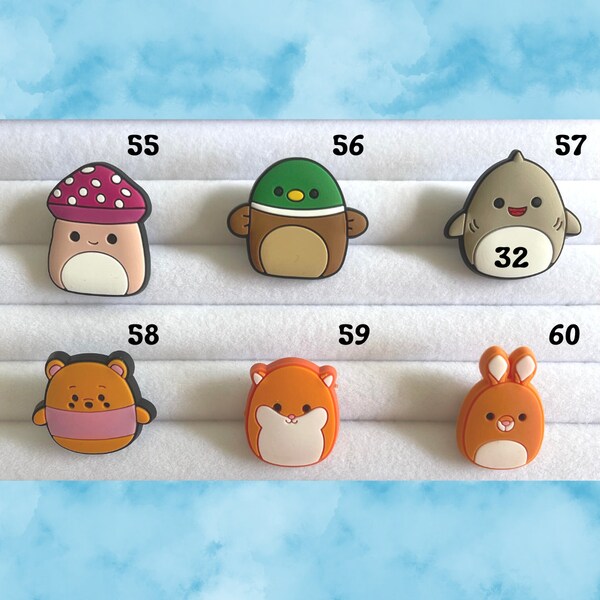 Squishmallow Croc Charm Pack - Etsy UK