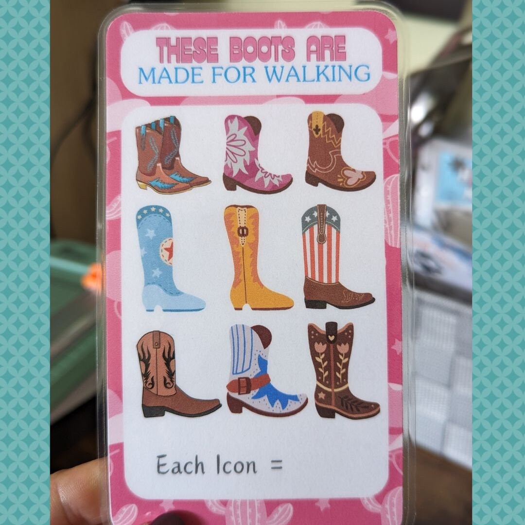 Cowboy Boots Savings Challenge Tracker Cash Stuffing Low Income - Etsy