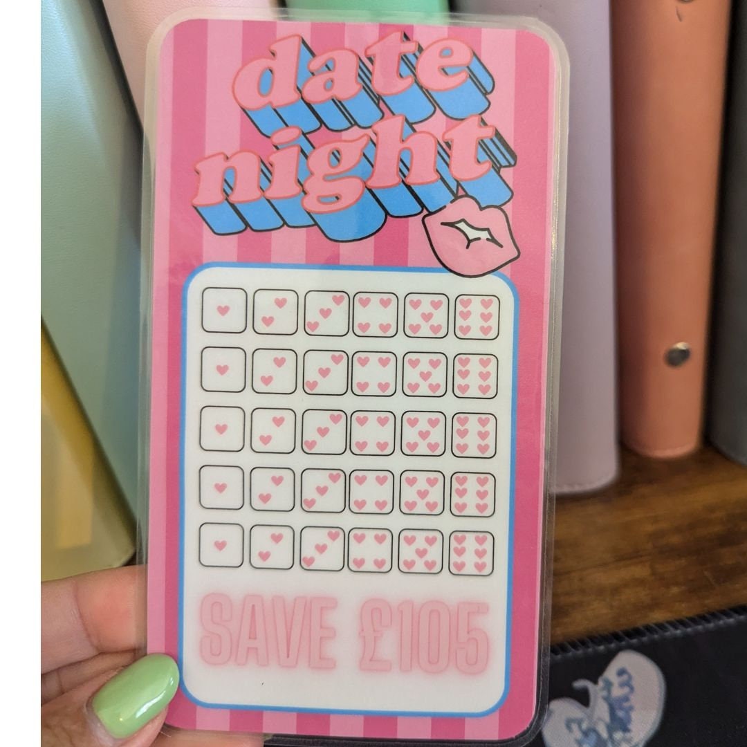 Date Night Dice Saving Challenge Tracker Cash Stuffing Envelopes - Etsy