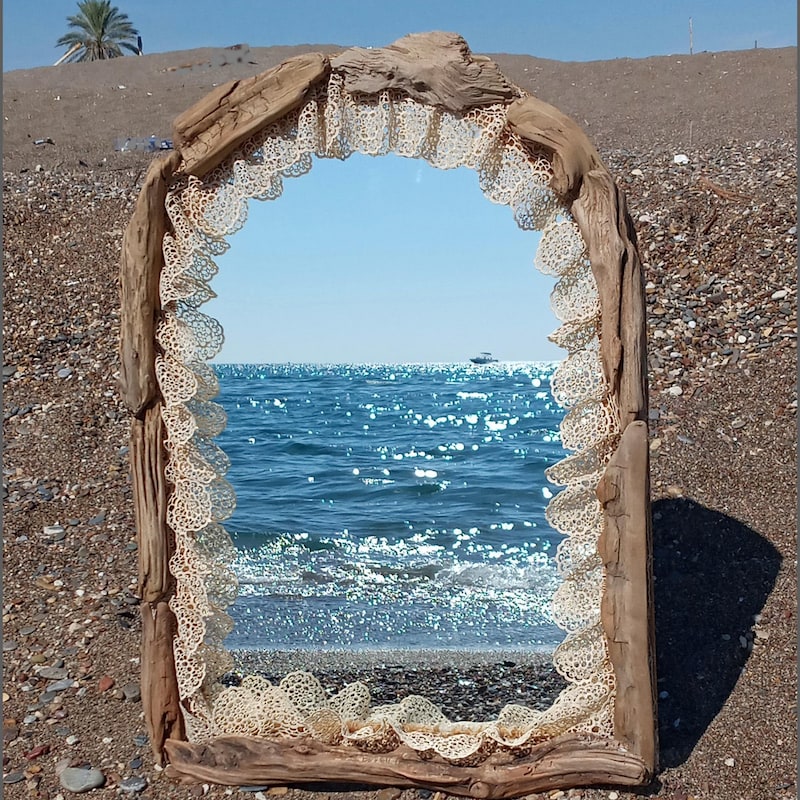 Driftwood Mirror - Etsy