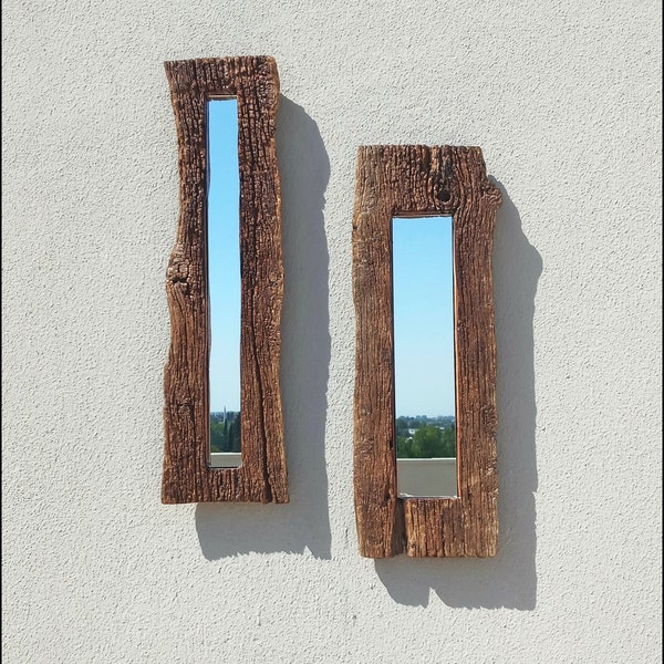 Rustic Mirror - Etsy