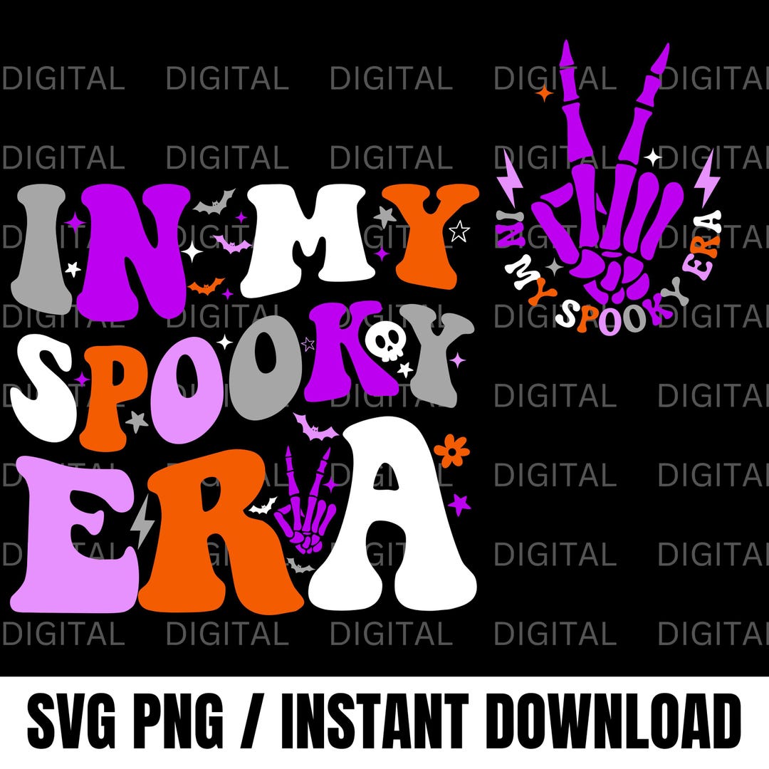 In My Spooky Era Svg Png, Spooky Era Svg, Spooky Vibes Svg, Spooky ...