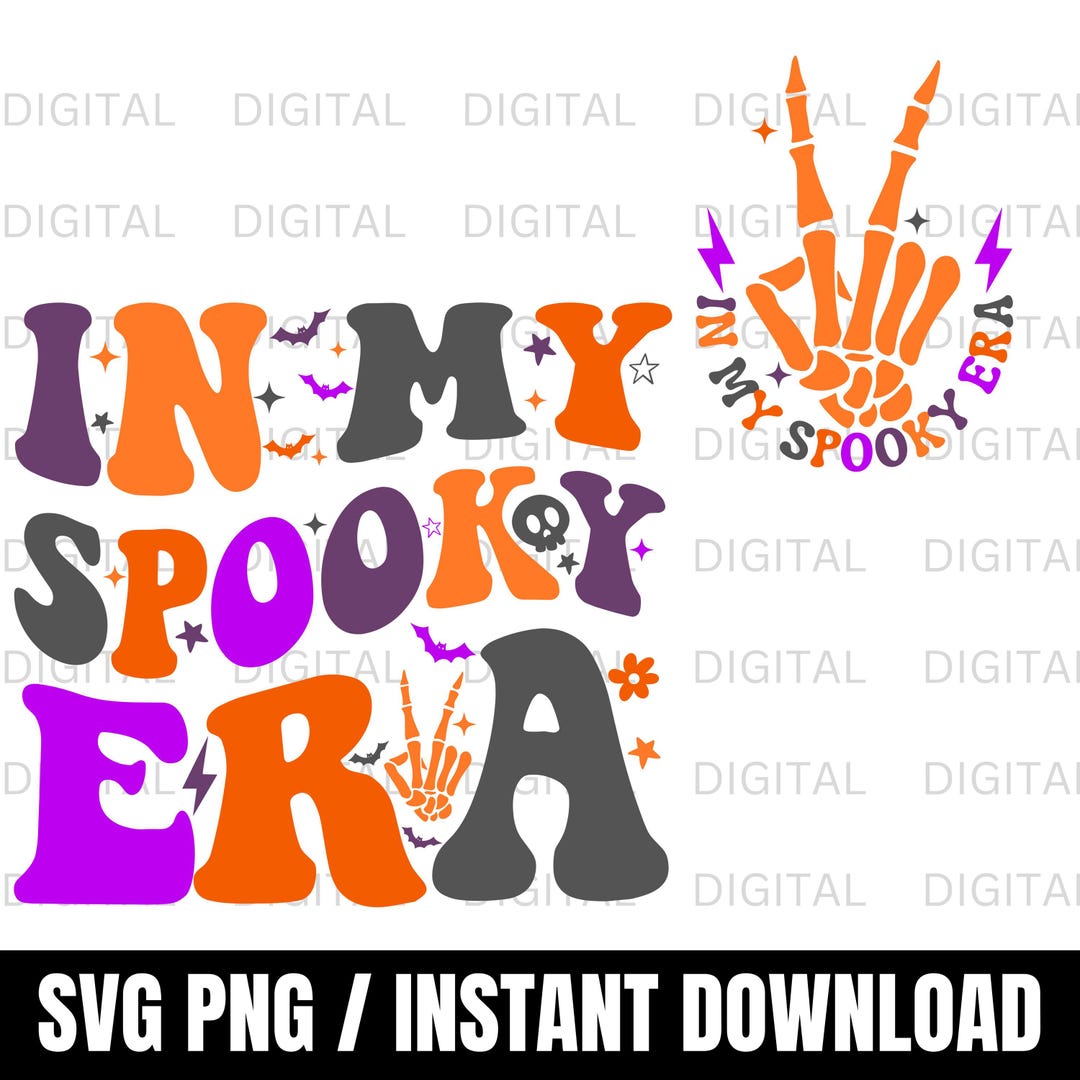 In My Spooky Era Svg Png, Spooky Era Svg, Spooky Vibes Svg, Spooky ...