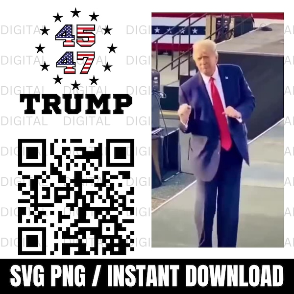 Trump Dancing Qr Code - Etsy