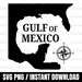 Gulf of Mexico Map Svg Png, Gulf of Mexico Shirt, Mexico Map Design ...