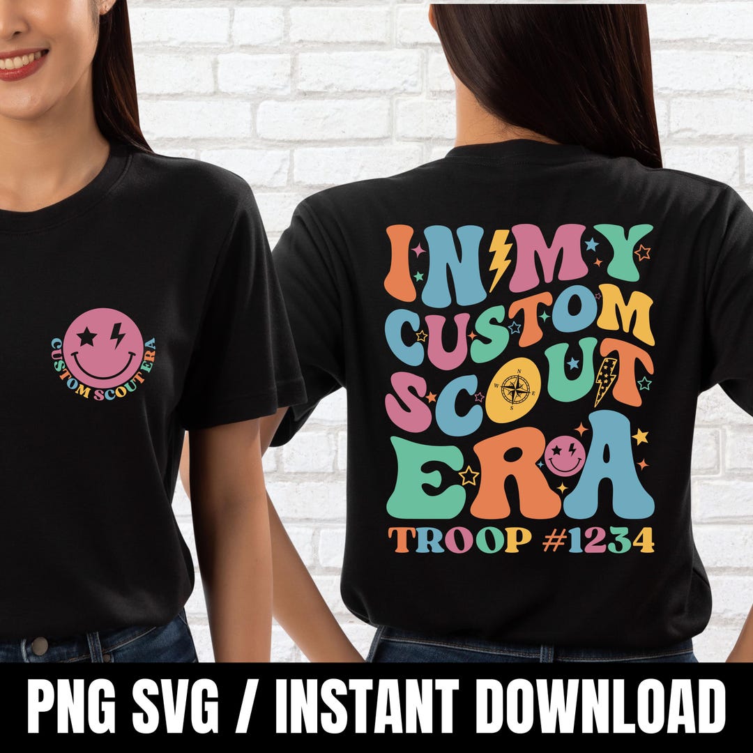 In My Custom Scout Era Svg Png, Custom Girl Era Svg, Scout Era SVG ...
