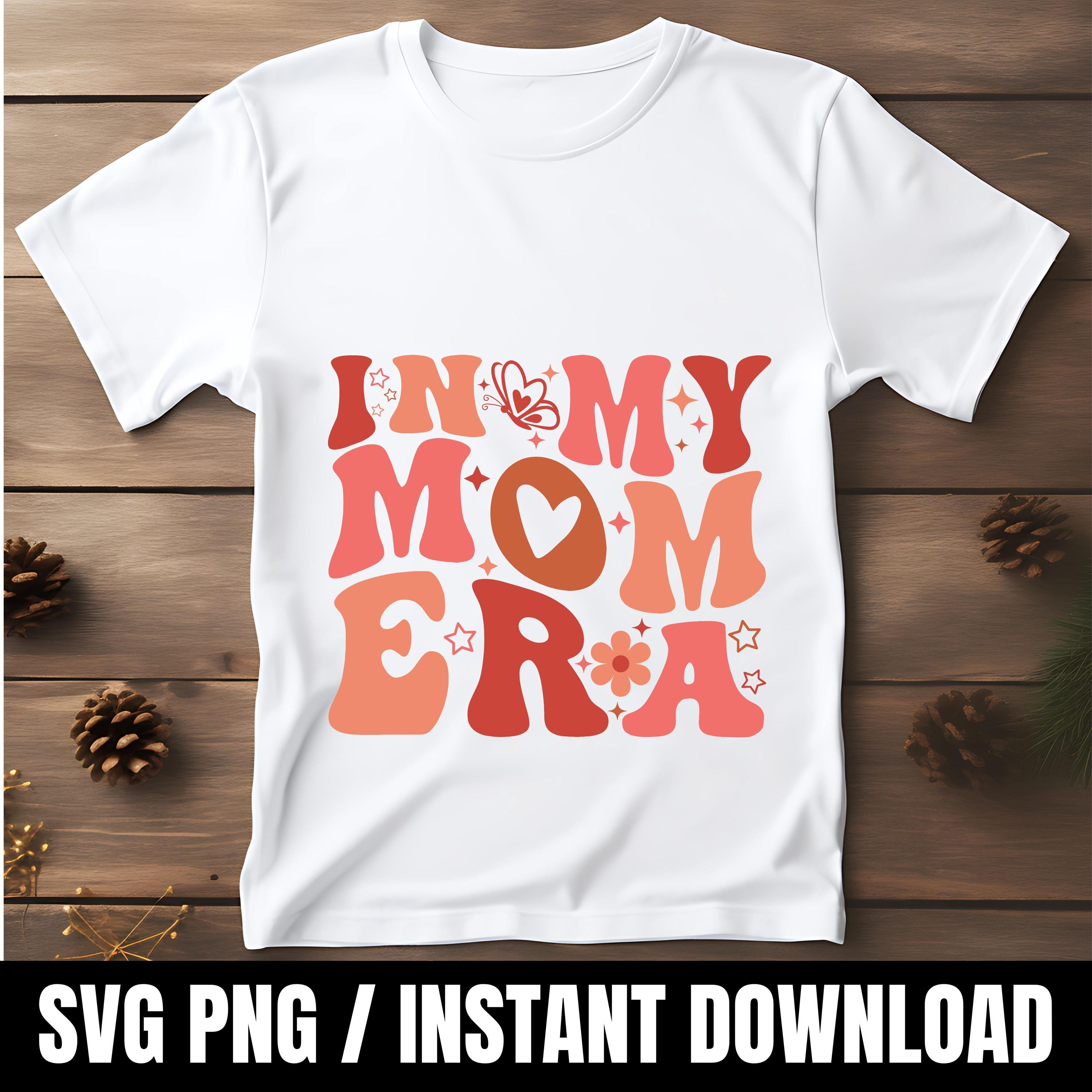 In My Mom Era SVG PNG: Retro Design (digital Download) - Etsy