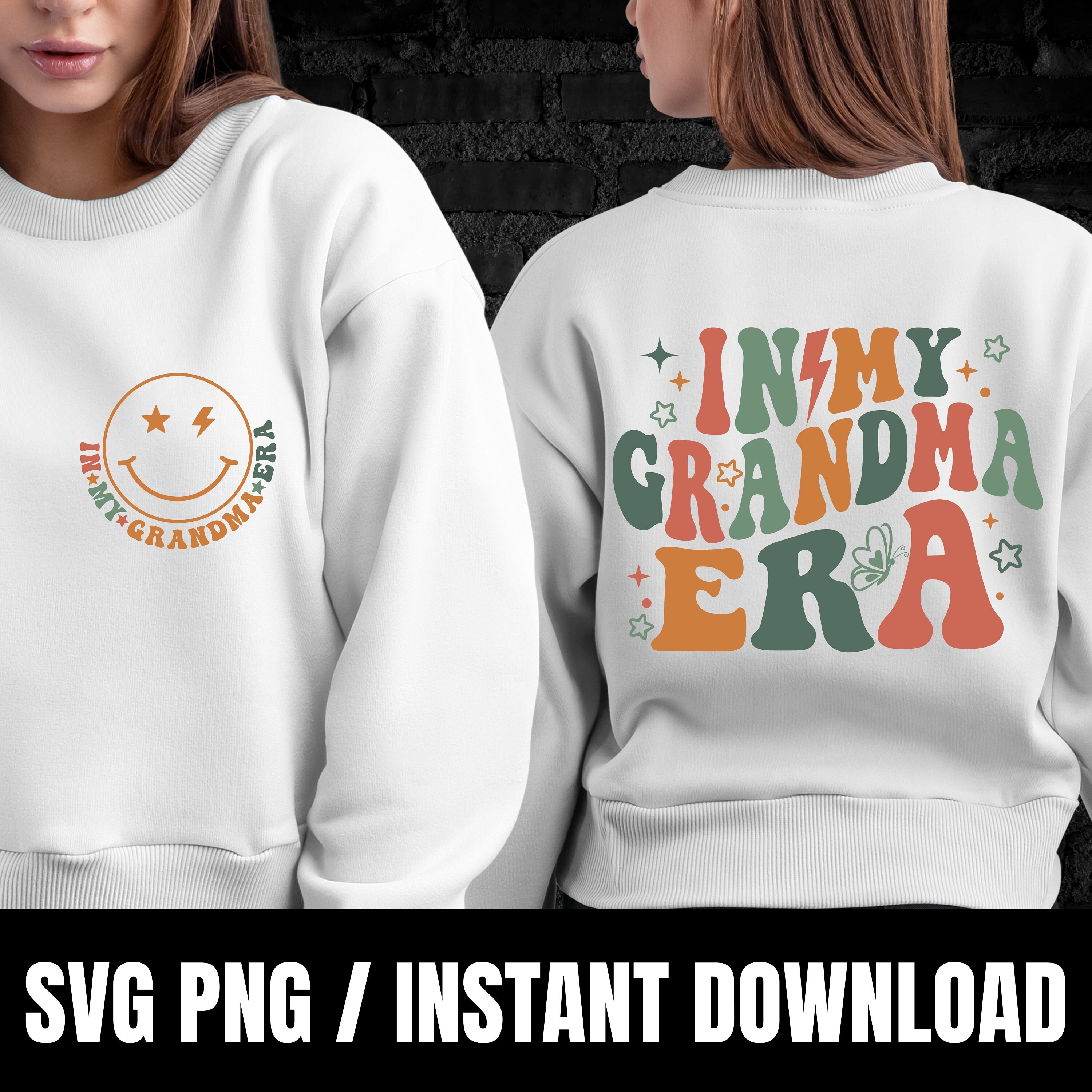 In My Grandma Era Svg Png, Grandma Svg, Grandma Era Svg, Grandma Era ...