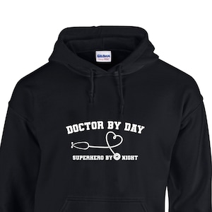 DOCTOR HOODIE, Superhero-inspired "doctor by Day" Hoodie is the Perfect ...