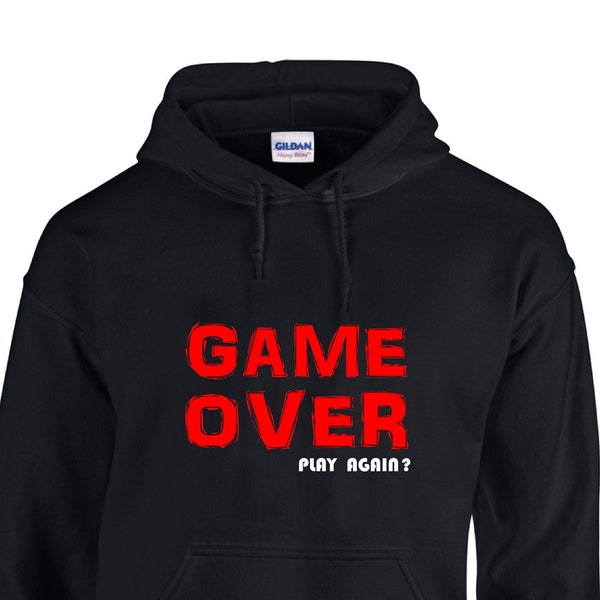 Game Over Hoodie - Etsy