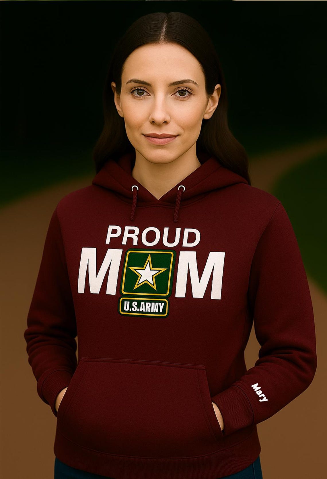 PROUD ARMY MOM, Army Mom Hoodie, Celebrate Your Son or Daughter's ...