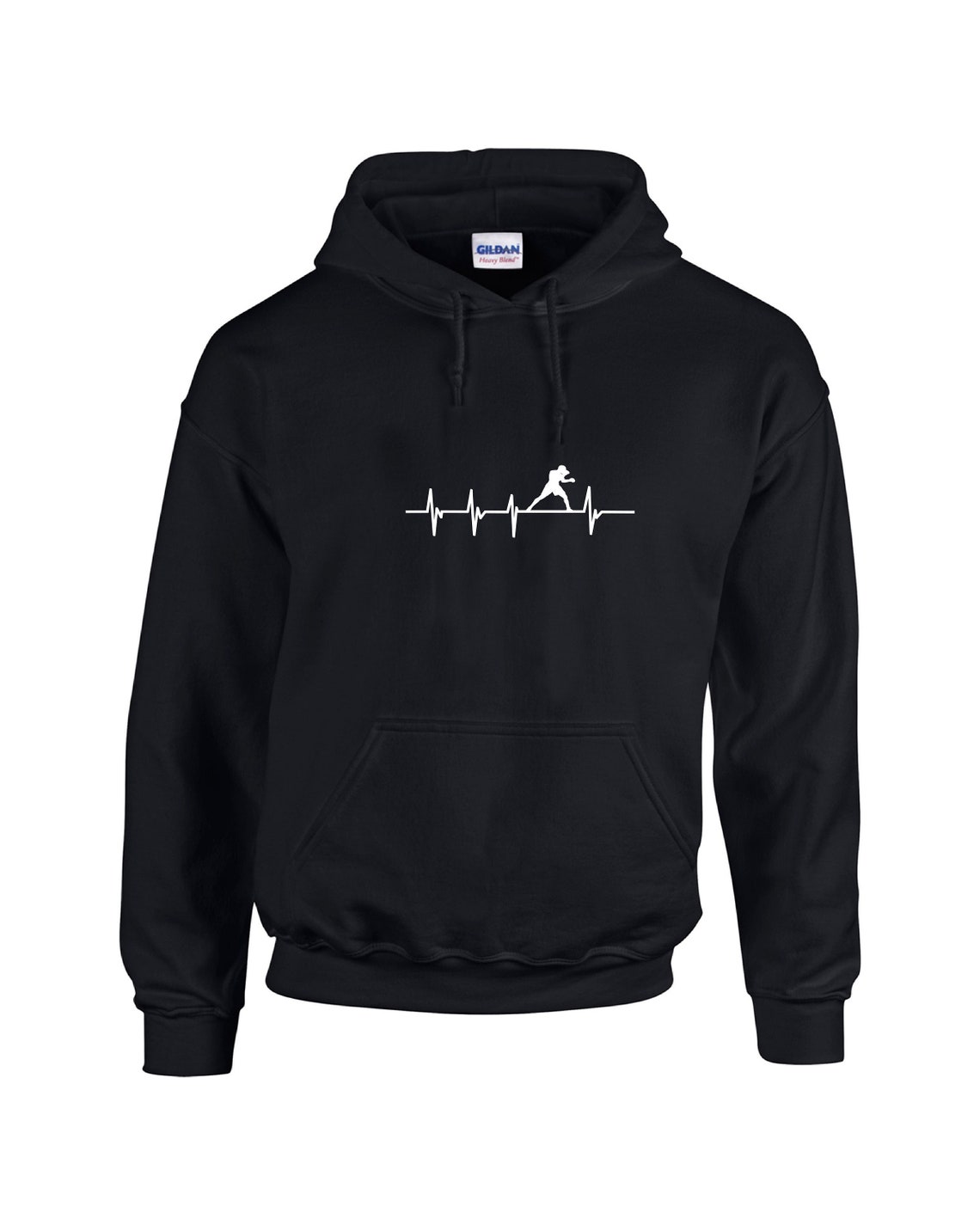 Boxer Heartbeat Hoodie | Boxing Life Unisex Hoodie | Workout Hoodie ...