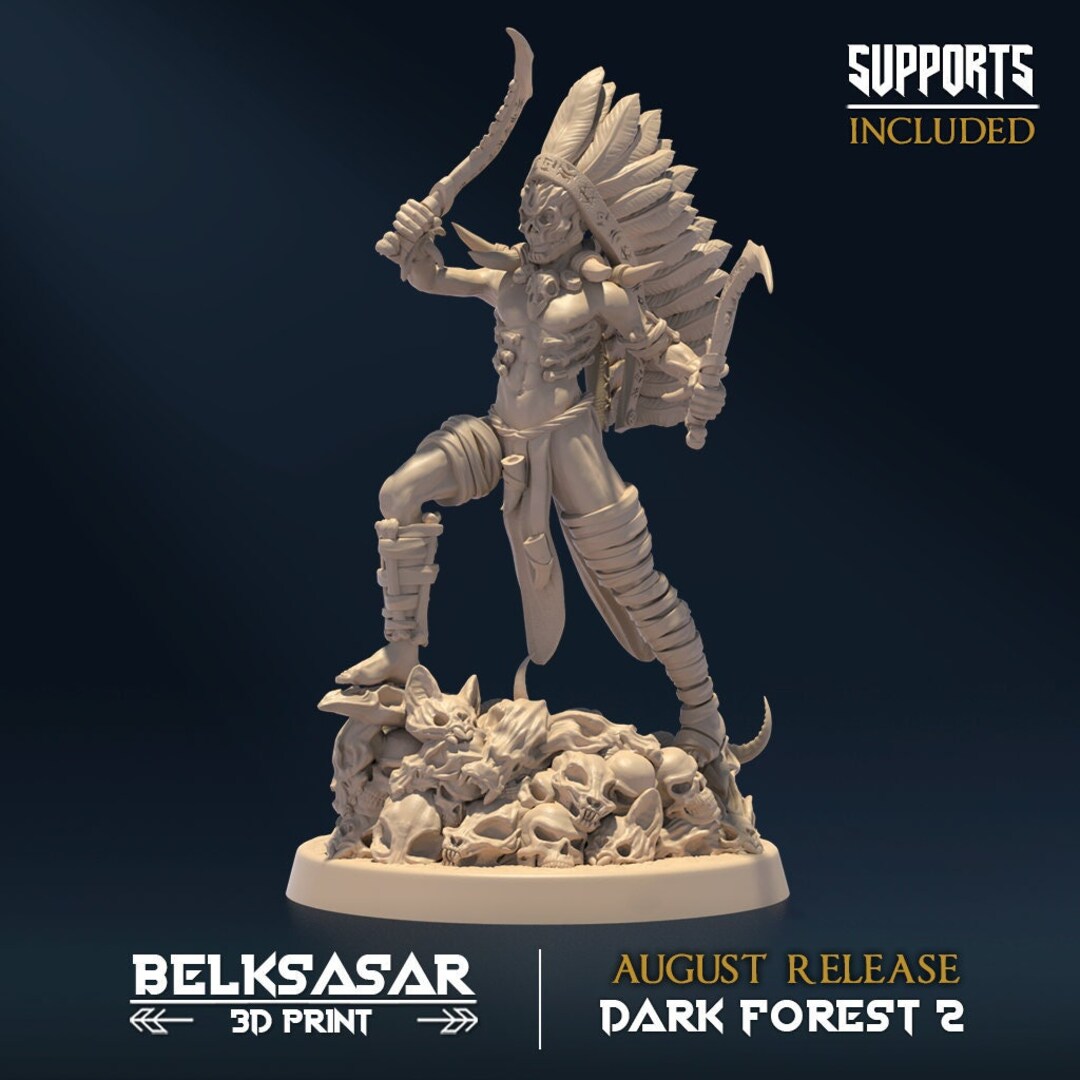 2 Bonecrusher Berserkers Plus Totem Dark Forest Miniatures - Etsy