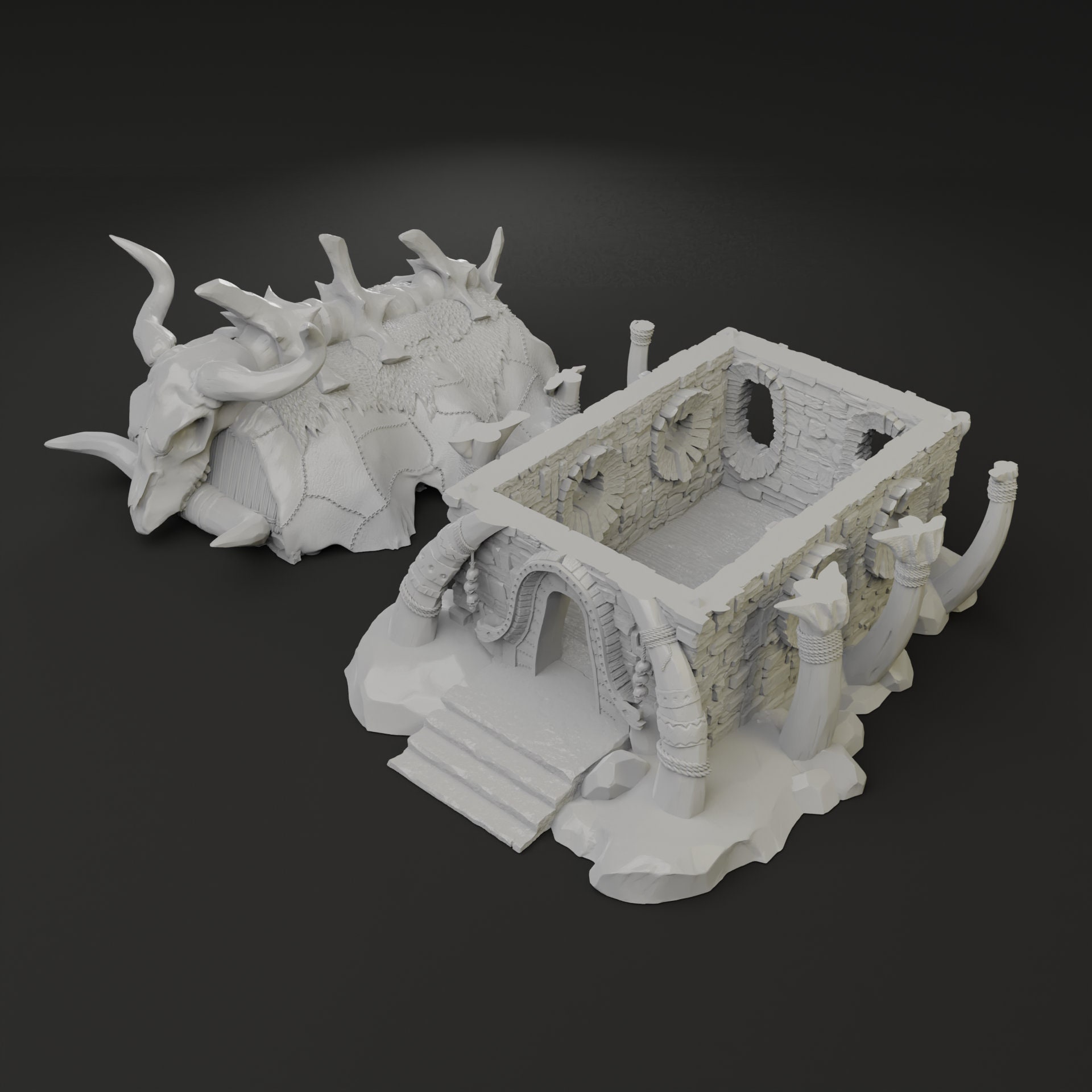 Orc Encampment Hideout Terrain - Etsy