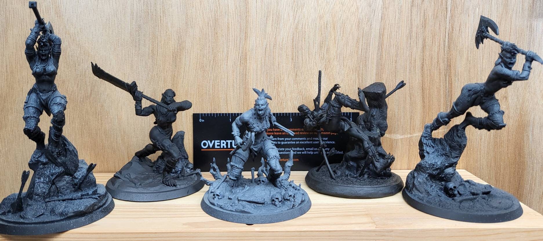 Female Orc Miniatures 75mm Fighters of Bashram - Etsy