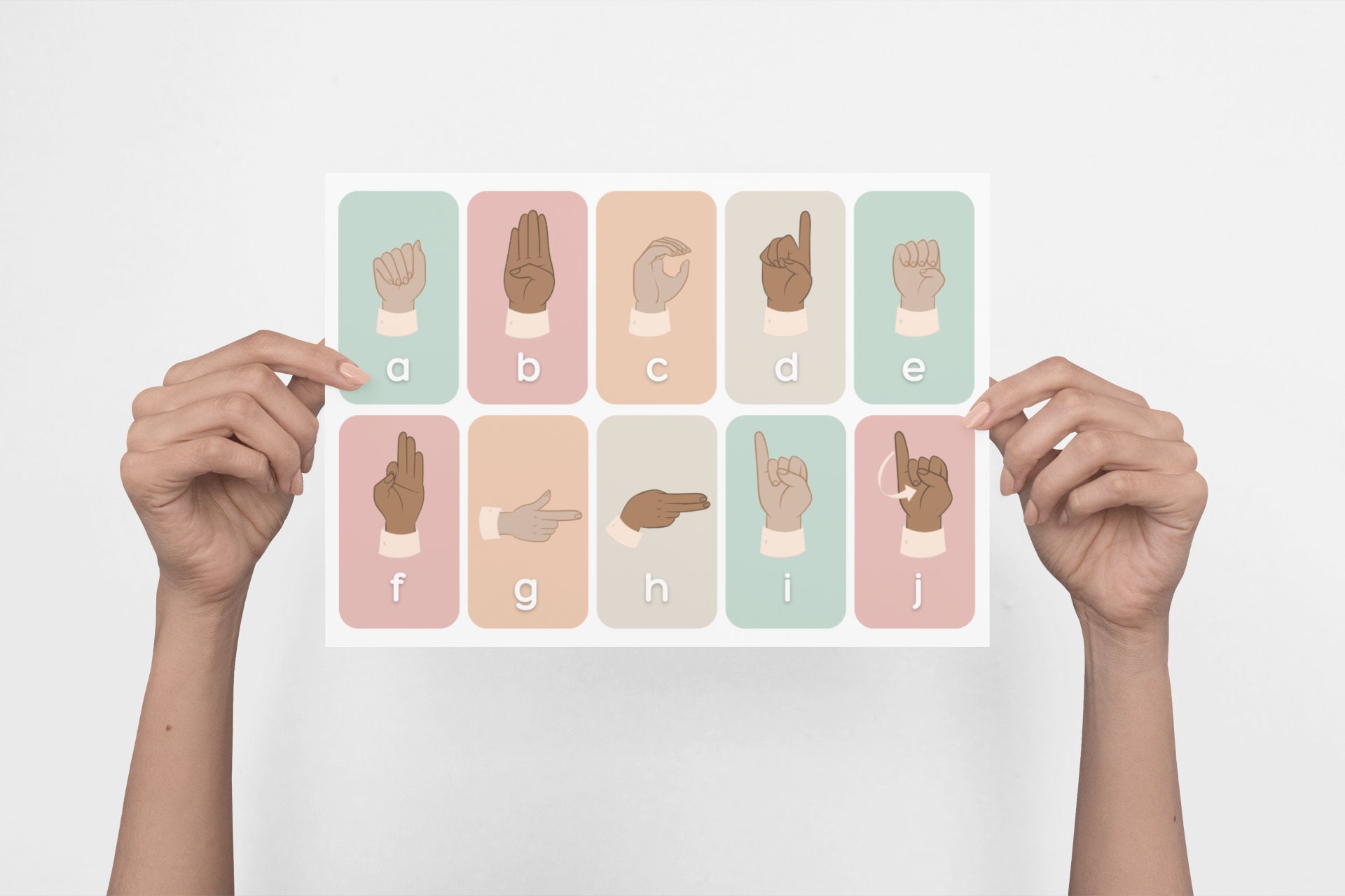 Sign Language Alphabet - Etsy
