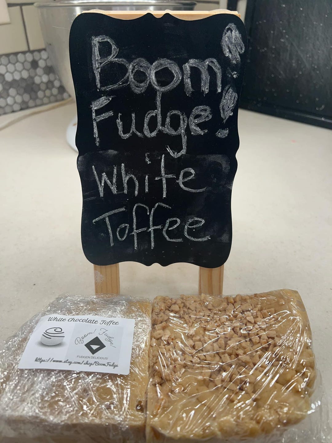 Boom Fudge! White Toffee. 10-12 Ounces (about 3/4 Pound) - Etsy