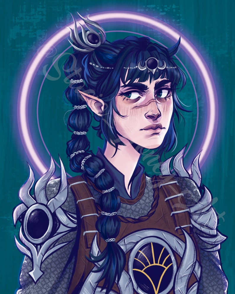 The Princess of Darkness: Shadowheart | Baldur's Gate 3 | 8x10 and 5x7 ...