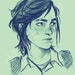 The Last of Us Ellie Sketch 5x7 Art Print - Etsy