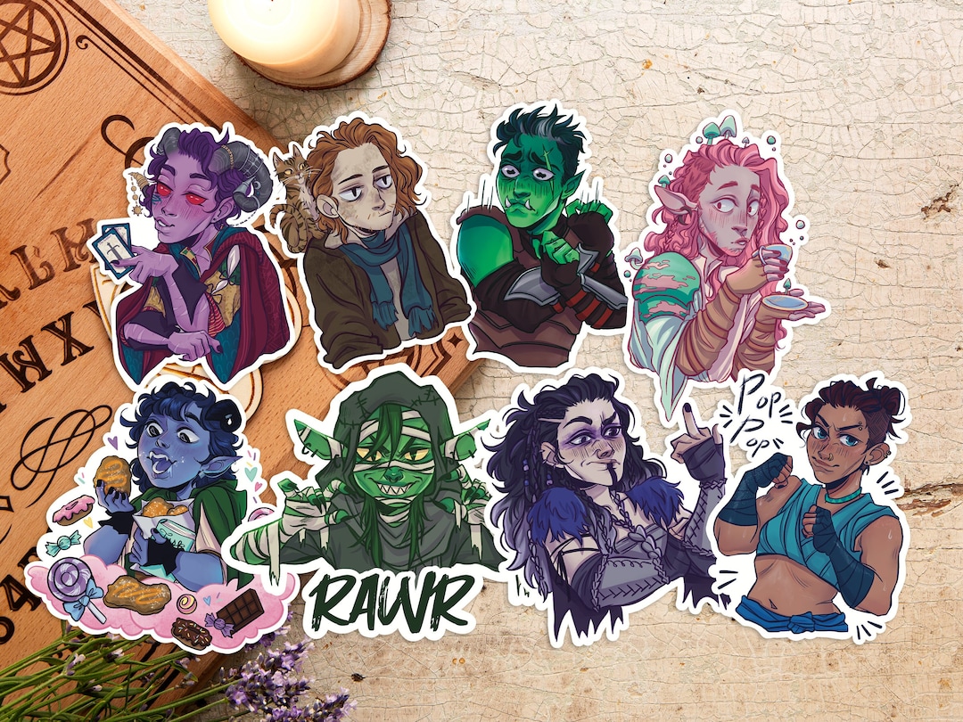 The Mighty Nein | Critical Role Campaign Two | 3.5 Inch Matte Vinyl ...