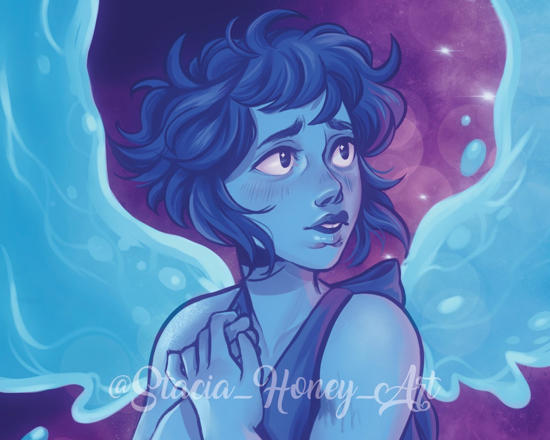 Steven Universe Lapis Lazuli Art Print | 5x7, 8x10 - Etsy