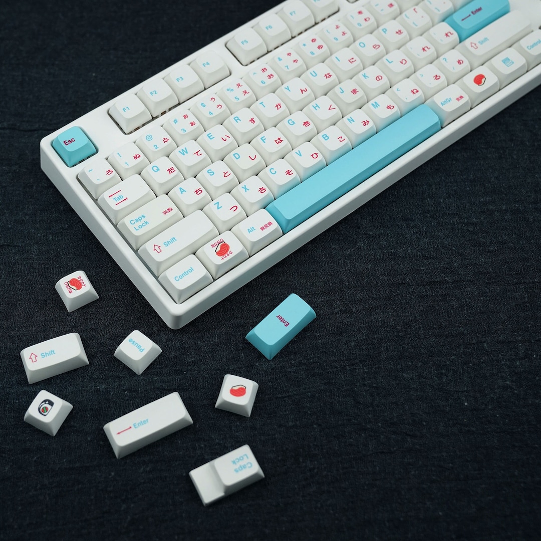 Japanese Style Food Theme Sushi Custom Keycap Set 131 Pcs Keycaps for ...