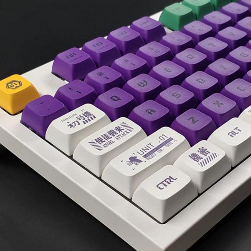 Japanese Purple Keycap Set - Etsy