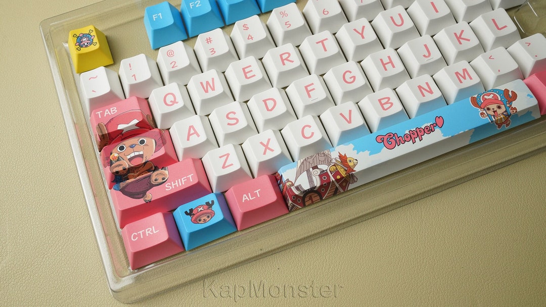 Tony Tony Chopper Keycap Set: Japanese Anime Cherry Profile, 126 PCS ...