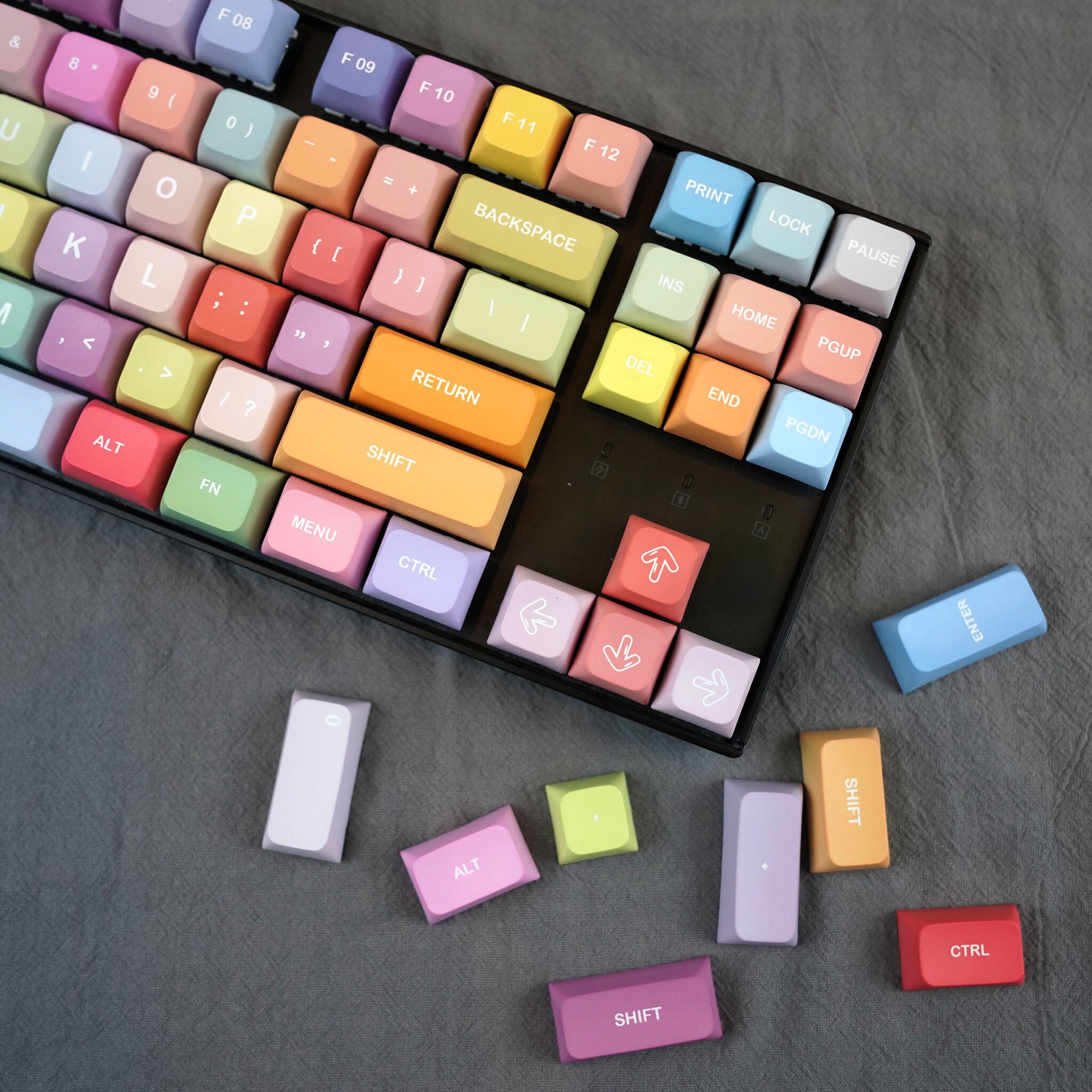 Cute Artisan Keycaps Rainbow Bear Theme Custom Amine Keycap - Etsy Canada