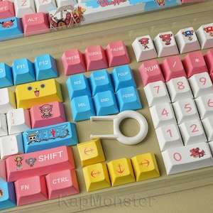 Tony Tony Chopper Keycap Set: Japanese Anime, Cherry Profile (126 PCS ...