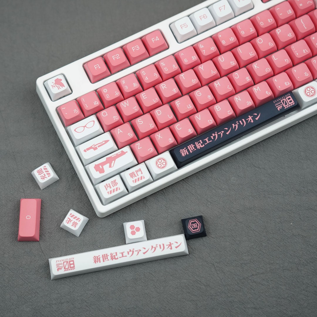 Eva Unit-08 Keycaps: Japanese Anime PBT Dye-sub XDA Profile - Etsy