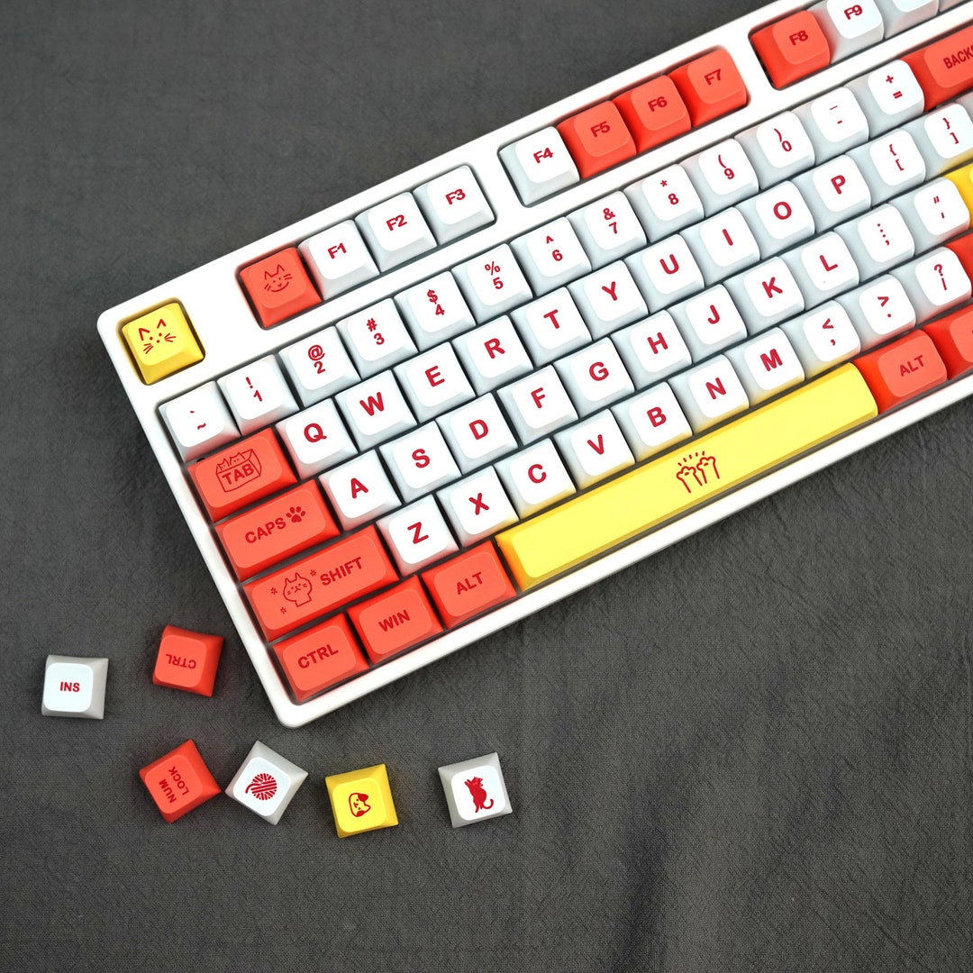 Japanese Style Custom Amine Keycap Set 134 Pcs Keycaps for Mechanical ...