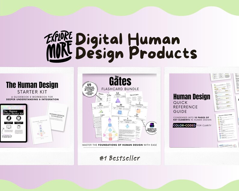 Human Design Flashcards: Complete Study Guide (canva Template, PDF) - Etsy