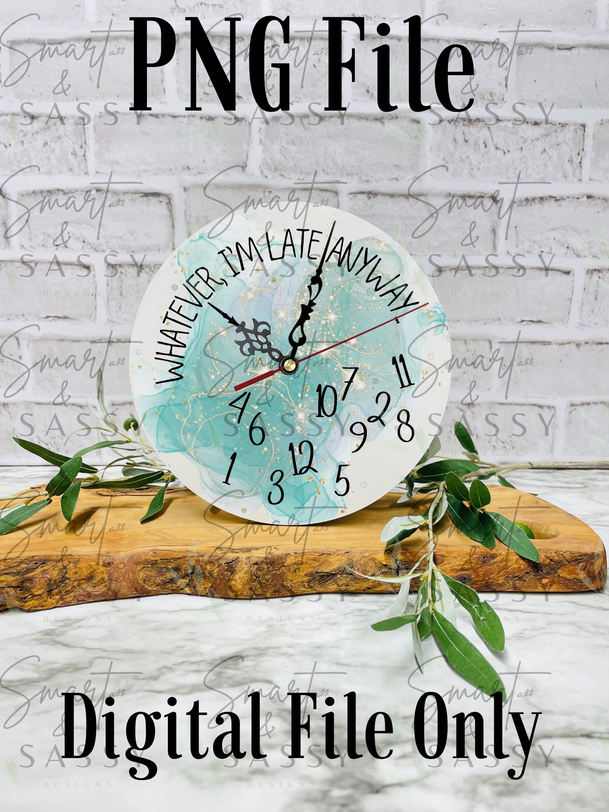 Witty Clock Quotes Jumbled Numbers Wall Clocks | Zazzle AU