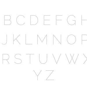 Simple Tracing Alphabet for Daycare, Preschool or School. Perfect for ...
