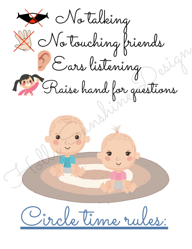 Preschool Circle Time Bundle! Seasons, Colors, Rules, and Weather! - Etsy